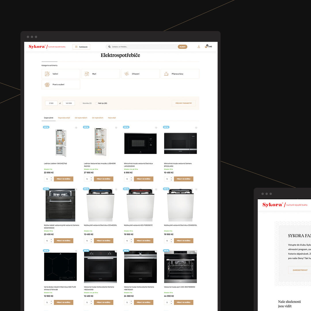 Sykora | Kuchyně nejvyšší kvality. Moderní kuchyně a nábytek na míru